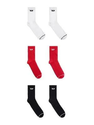 DIESEL Ribbed Socks With Logo