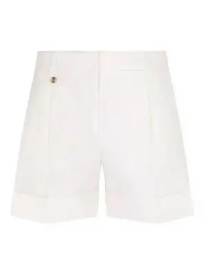 BOSS Pleated-front Cuffed Shorts