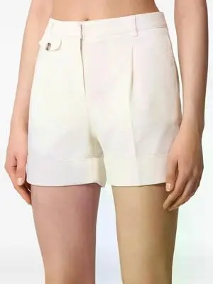 BOSS Pleated-front Cuffed Shorts