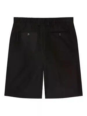 Givenchy Pleated Cotton Shorts