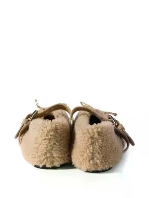 Miu Miu Shearling Ballet Flats