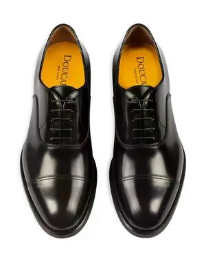 DOUCAL'S Leather Oxford Shoes - Brown