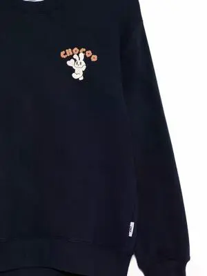 CHOCOOLATE Logo-embroidered Sweatshirt - Blue