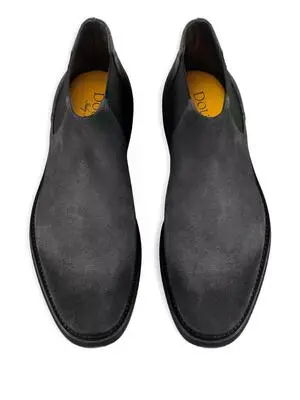DOUCAL'S Elastic-panel Suede Chelsea Boots