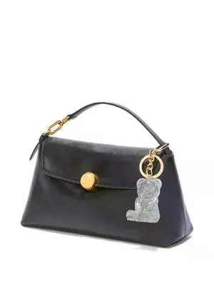 Furla Glitter-bear Keyring - Silver