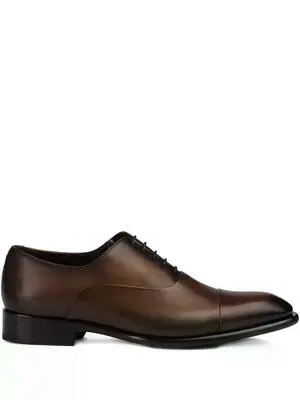 DOUCAL'S Leather Oxford Shoes - Brown