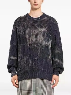 KHOKI Tie-dye Patterned Sweater