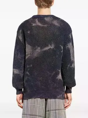 KHOKI Tie-dye Patterned Sweater