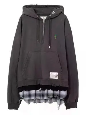Mihara Yasuhiro Layered Distressed Hoodie