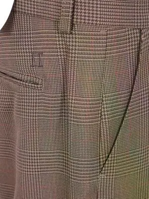 LES DEUX Checked Trousers