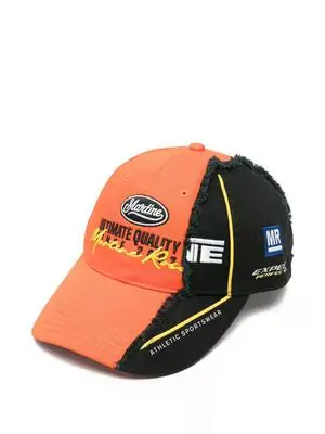 Martine Rose Frayed-edge Cap - Orange