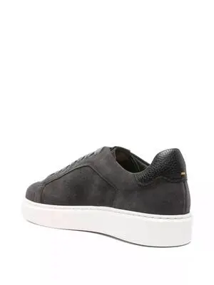 DOUCAL'S Clay Leather Sneakers - Grey