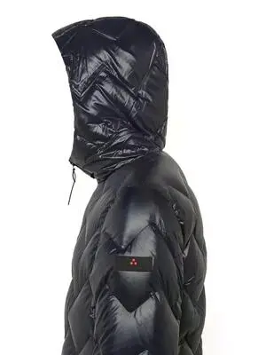 Peuterey Chevron-quilted Hooded Jacket - Blue