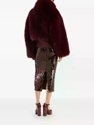 ROTATE BY BIRGER CHRISTENSEN Sequin-embellished Pencil Skirt