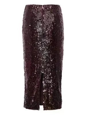 ROTATE BY BIRGER CHRISTENSEN Sequin-embellished Pencil Skirt