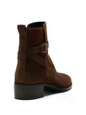 Church's Buckle-detail Suede Ankle Boots