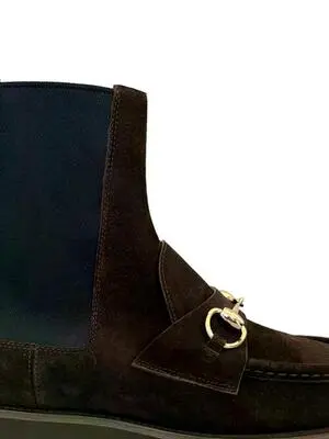 Gucci Horsebit Platform Boots