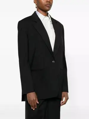 TELA Single-breasted Notched-lapel Blazer