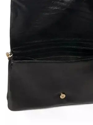 V°73 Louise Logo-plaque Shoulder Bag - Black