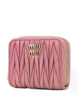 Miu Miu Matelassé Zip-around Wallet