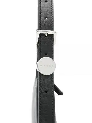 Marni Zip-fastening Leather Shoulder Bag - Black