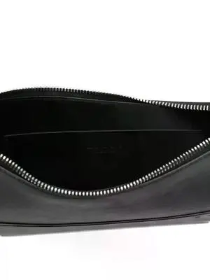 Marni Zip-fastening Leather Shoulder Bag - Black