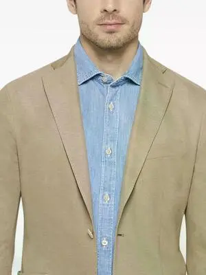 Boglioli Single-breasted Patch-pocket Blazer