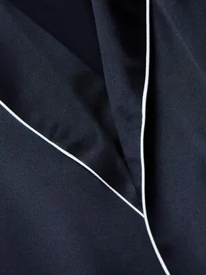 Zimmerli Belted Silk-satin Robe
