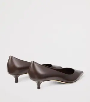 JIMMY CHOO Amelia Leather Pumps - Brown