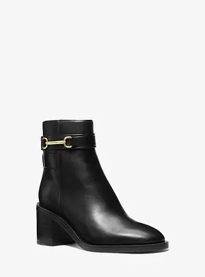 Michael Kors Stacked Heel Booties