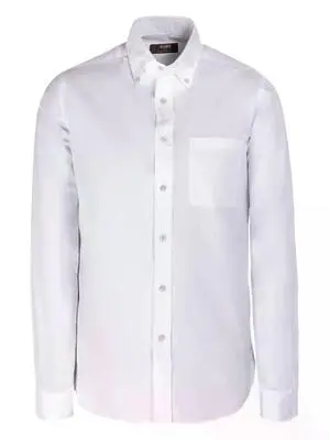 MOORER Chest-pocket Button-down Shirt