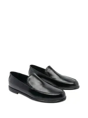 POEVE Round-toe Leather Loafers