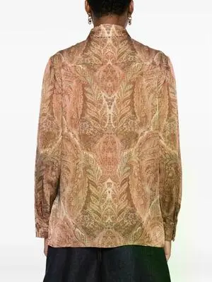 Zimmermann Paisley-print Collared Shirt