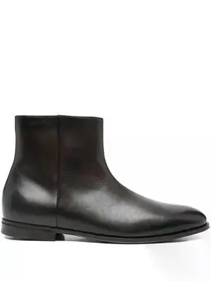 DOUCAL'S Zip-detail Leather Ankle Boots