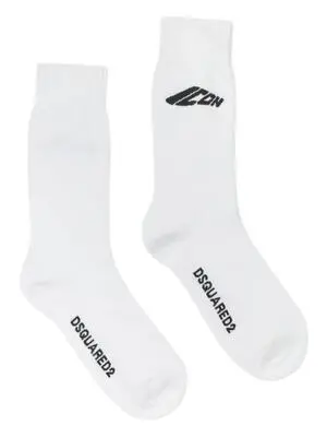 Dsquared2 Embroidered Socks For Men