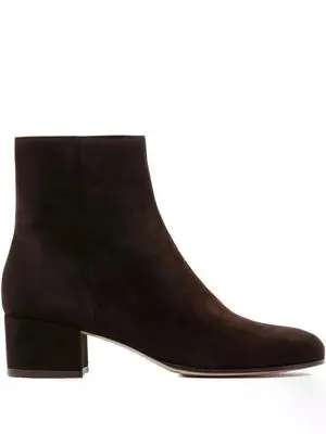 GIANVITO ROSSI 45mm Joelle Suede-leather Boots
