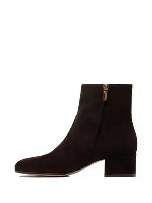 GIANVITO ROSSI 45mm Joelle Suede-leather Boots