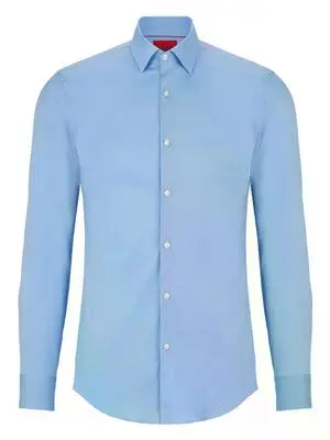 Hugo Long-sleeve Cotton Shirt - Blue