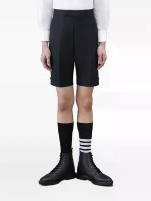 Thom Browne Twill Back-strap Shorts