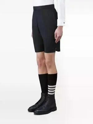 Thom Browne Twill Back-strap Shorts