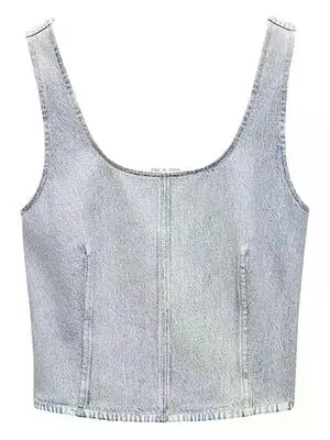 Rag & Bone Denim Vest - Blue