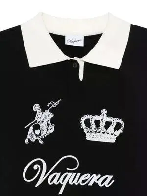 Vaquera Crown-embellished Polo Shirt