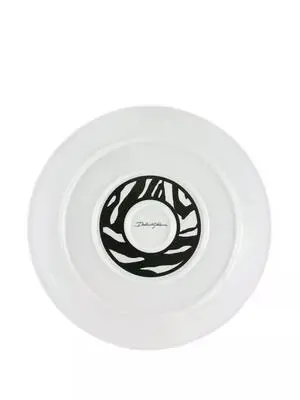 Dolce & Gabbana Zebra-print Porcelain Platter