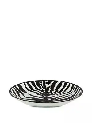 Dolce & Gabbana Zebra-print Porcelain Platter