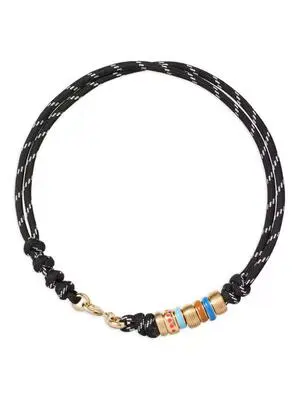 ROXANNE ASSOULIN Happy Cord Necklace - Black