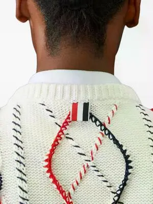 Thom Browne Cable-knit Buttoned Cardigan