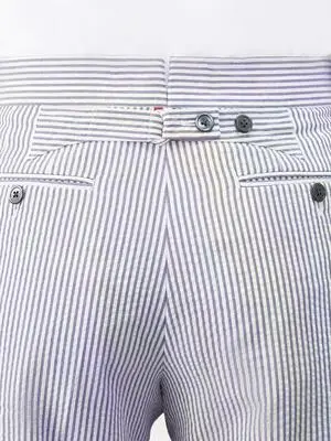 Thom Browne Striped Back-strap Shorts