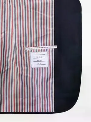 Thom Browne Twill Blazer With Gold-button Detail