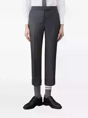 Thom Browne Cuffed Trousers - Grey
