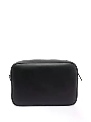 Fendi Ff-logo Zip Bag - Black
